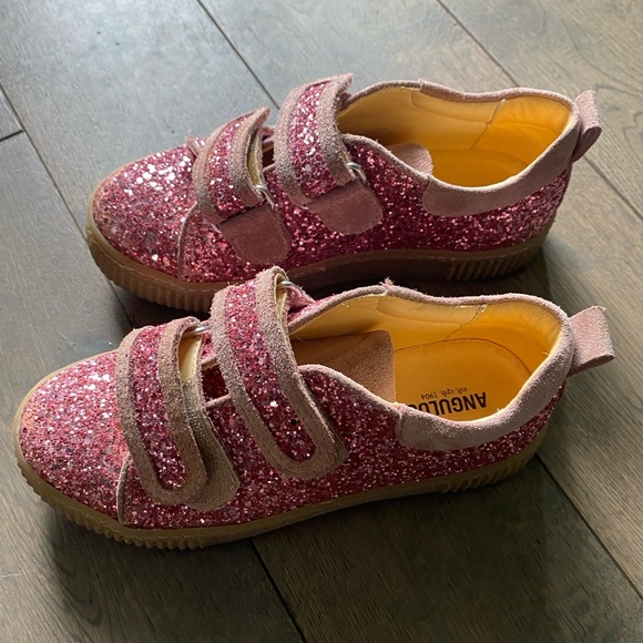 Angulus | Shoes | Angulus Girls Glitter Sneakers | Poshmark